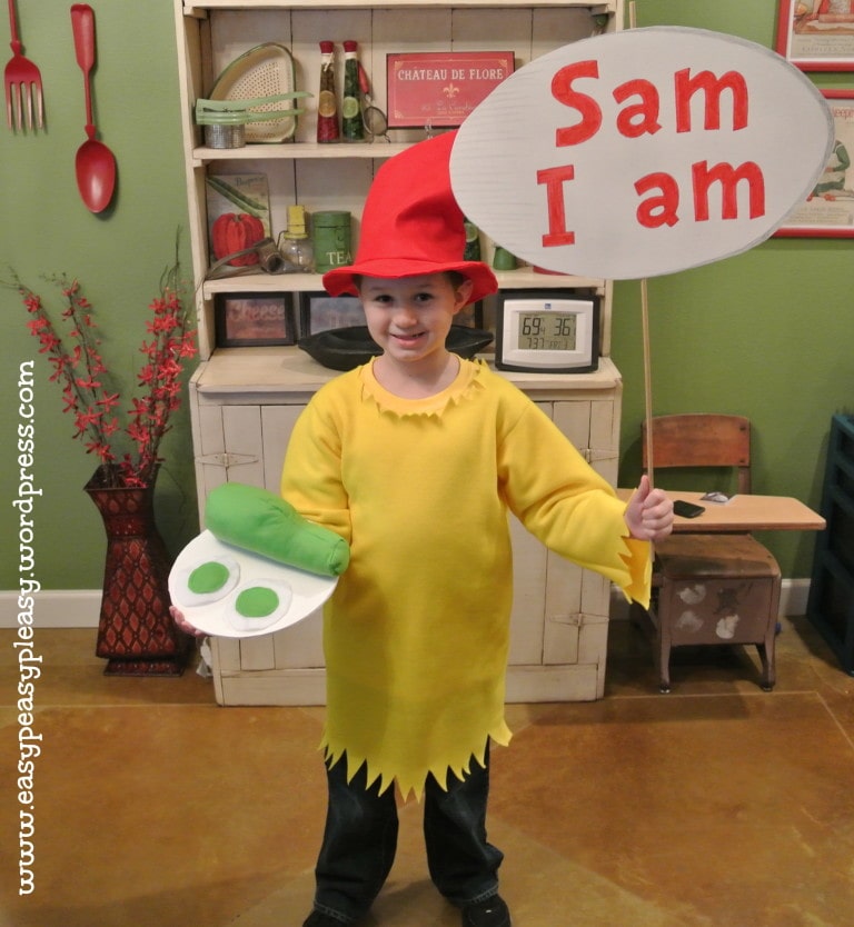 All Things Dr. Seuss-Sam I am Costume - Easy Peasy Pleasy