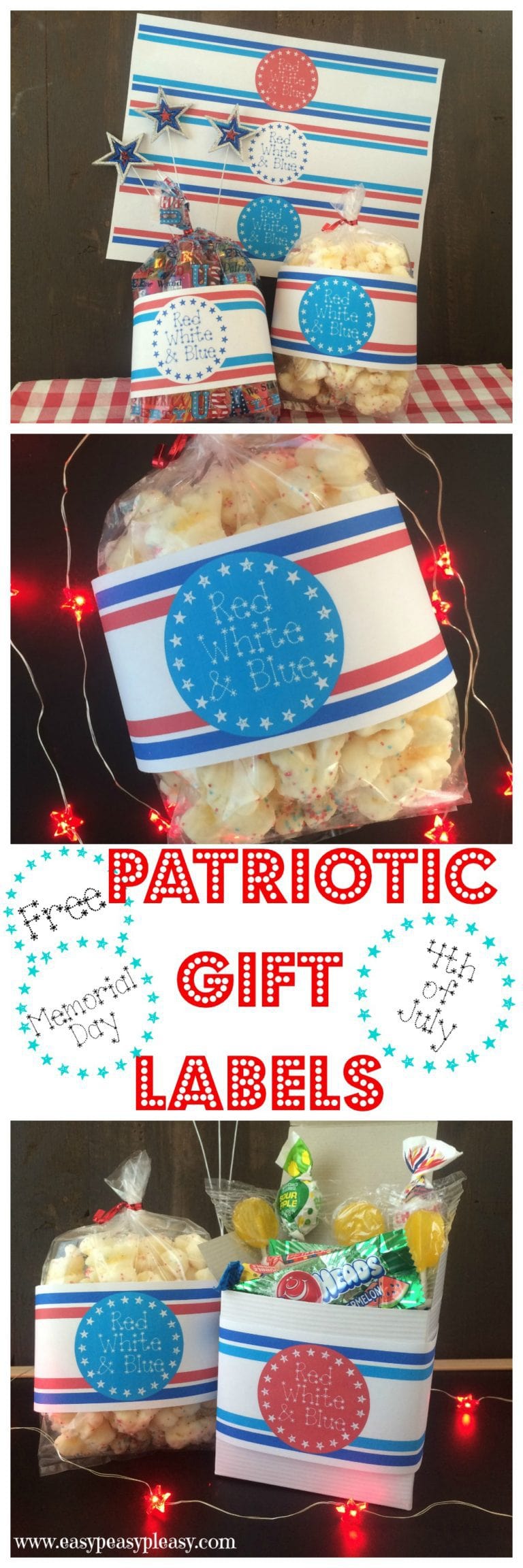 Free Patriotic Printable Labels - Easy Peasy Pleasy