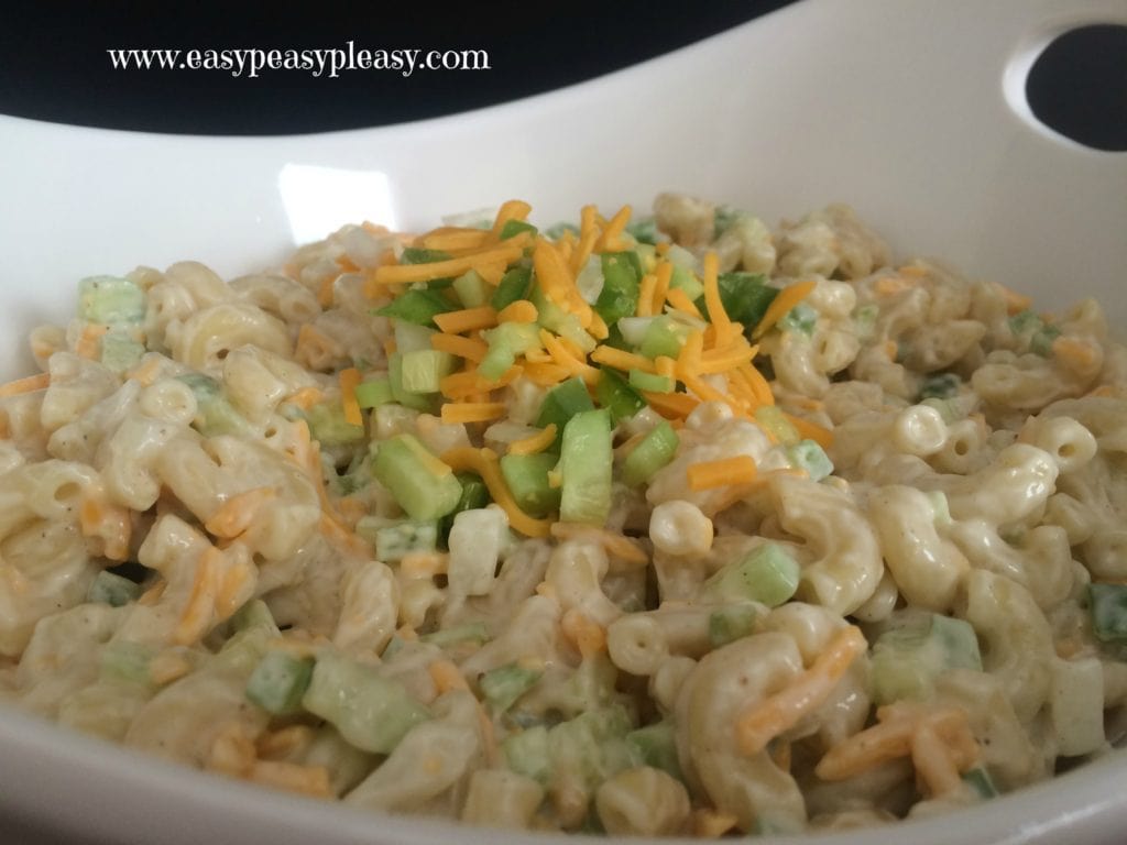 The Perfect Summer Macaroni Salad For Your Next Cookout! - Easy Peasy ...