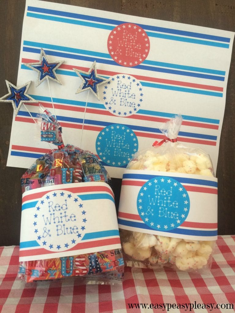 Free Patriotic Printable Labels - Easy Peasy Pleasy