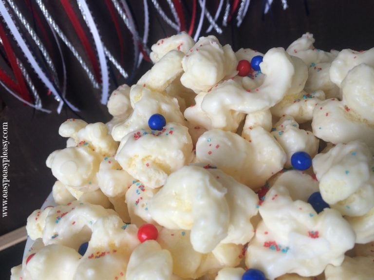 Red White And Blue Puffcorn Munch - Easy Peasy Pleasy