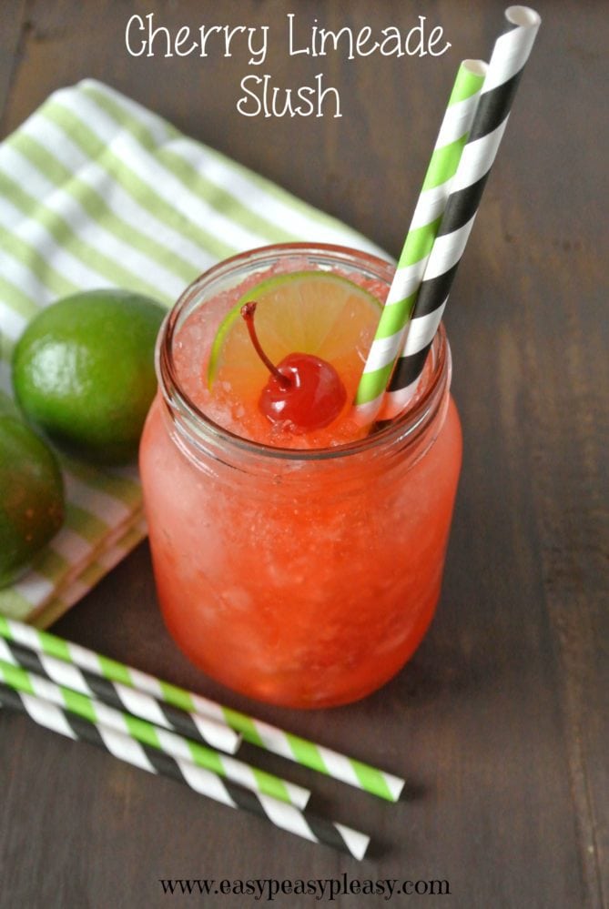 Low Calorie Cherry Limeade Slush...It's So Easy, It's Humorous! - Easy ...