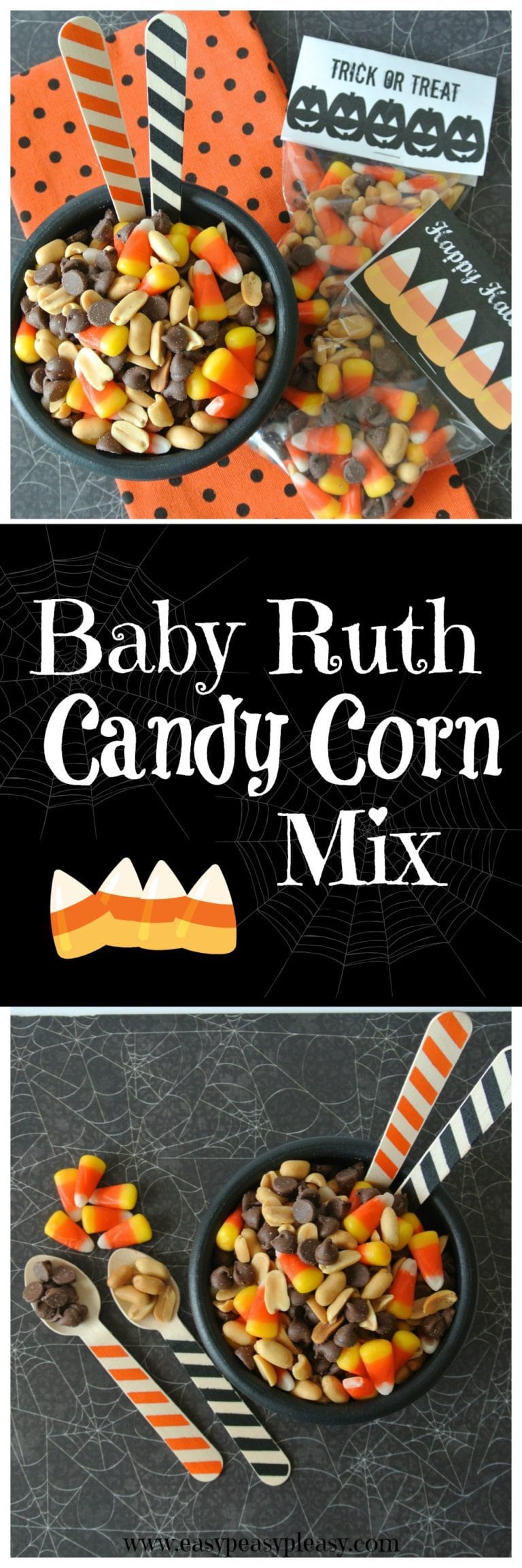 Baby Ruth Candy Corn Snack Mix - Easy Peasy Pleasy