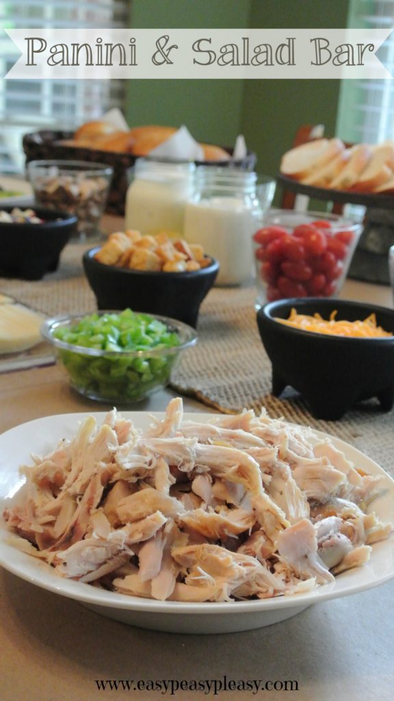 Panini Salad Bar...Party Food Made Easy! - Easy Peasy Pleasy