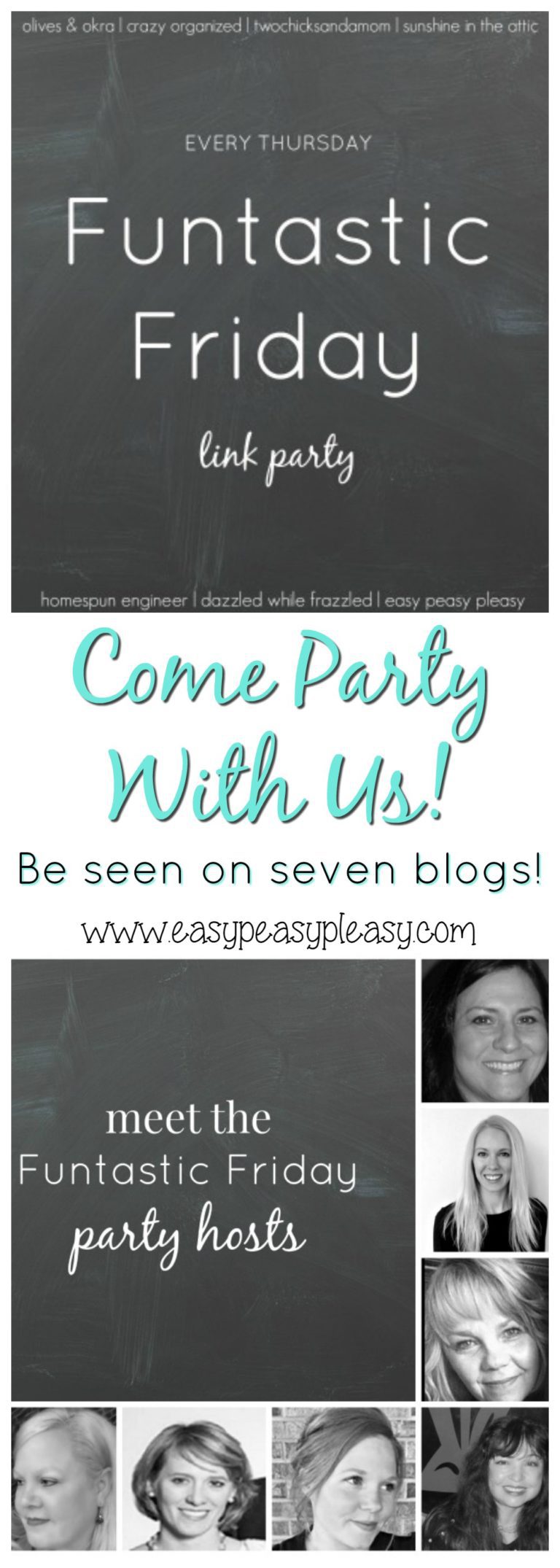 Funtastic Friday Link Party #82 - Easy Peasy Pleasy