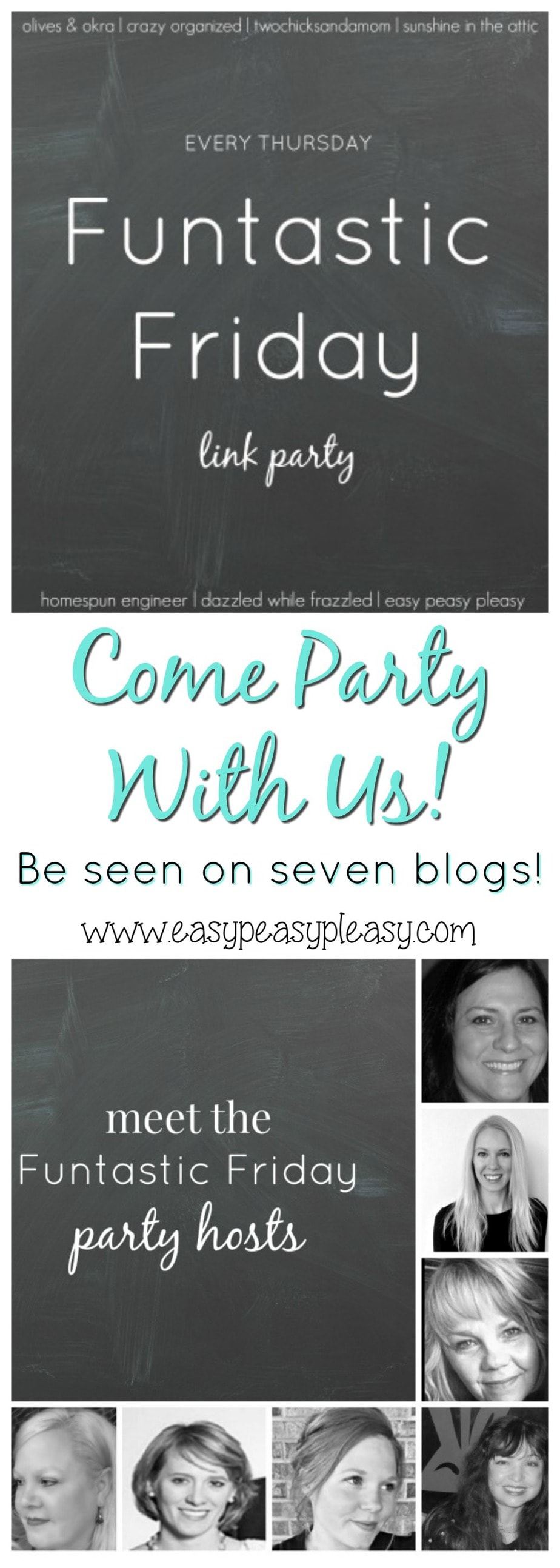 Funtastic Friday Link Party #84 - Easy Peasy Pleasy