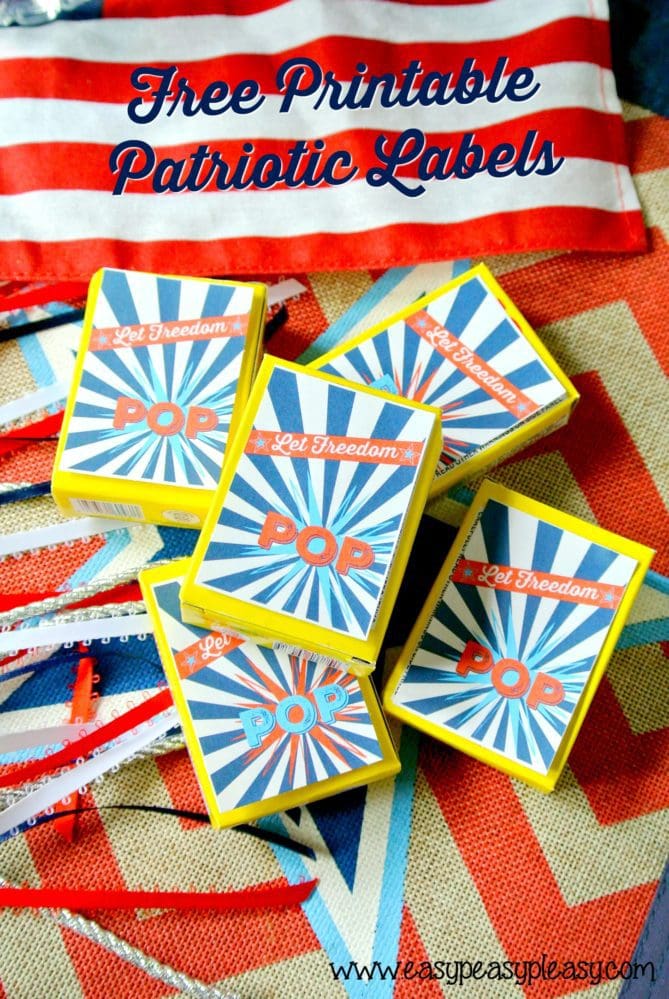 Free Printable Patriotic Party Pack - Easy Peasy Pleasy