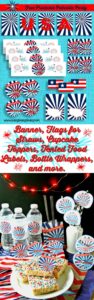 Free Printable Patriotic Party Pack - Easy Peasy Pleasy