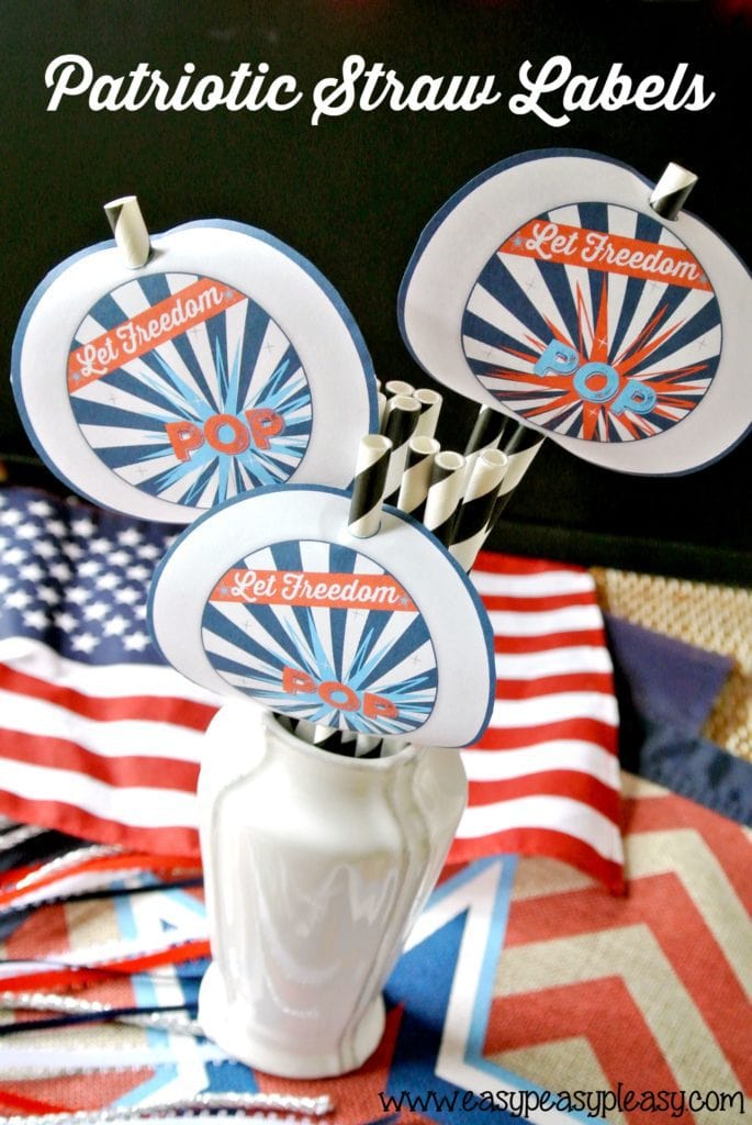 Free Printable Patriotic Party Pack - Easy Peasy Pleasy