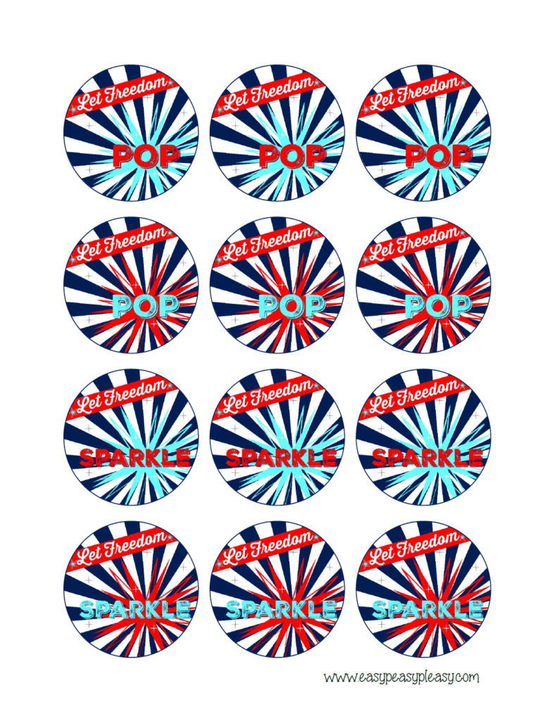 Free Printable Patriotic Party Pack - Easy Peasy Pleasy