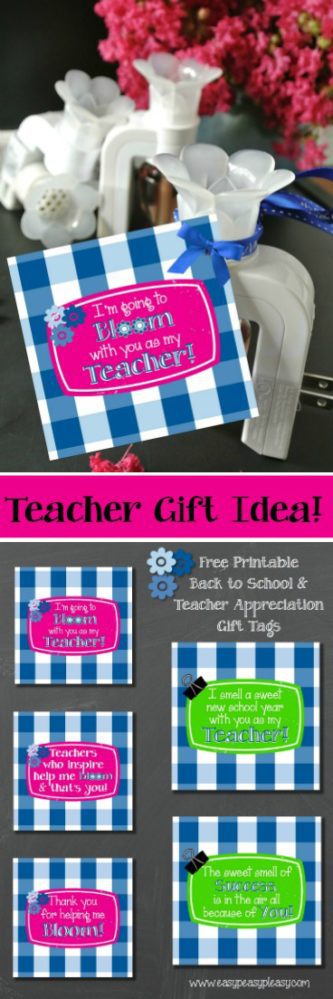 Free Printable Teacher Gift Tags And Gift Idea - Easy Peasy Pleasy