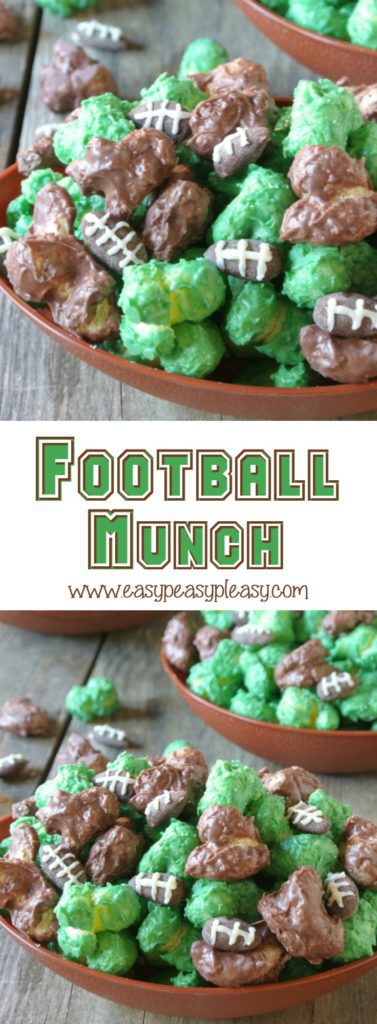 Easy 3 Ingredient Football Munch - Easy Peasy Pleasy