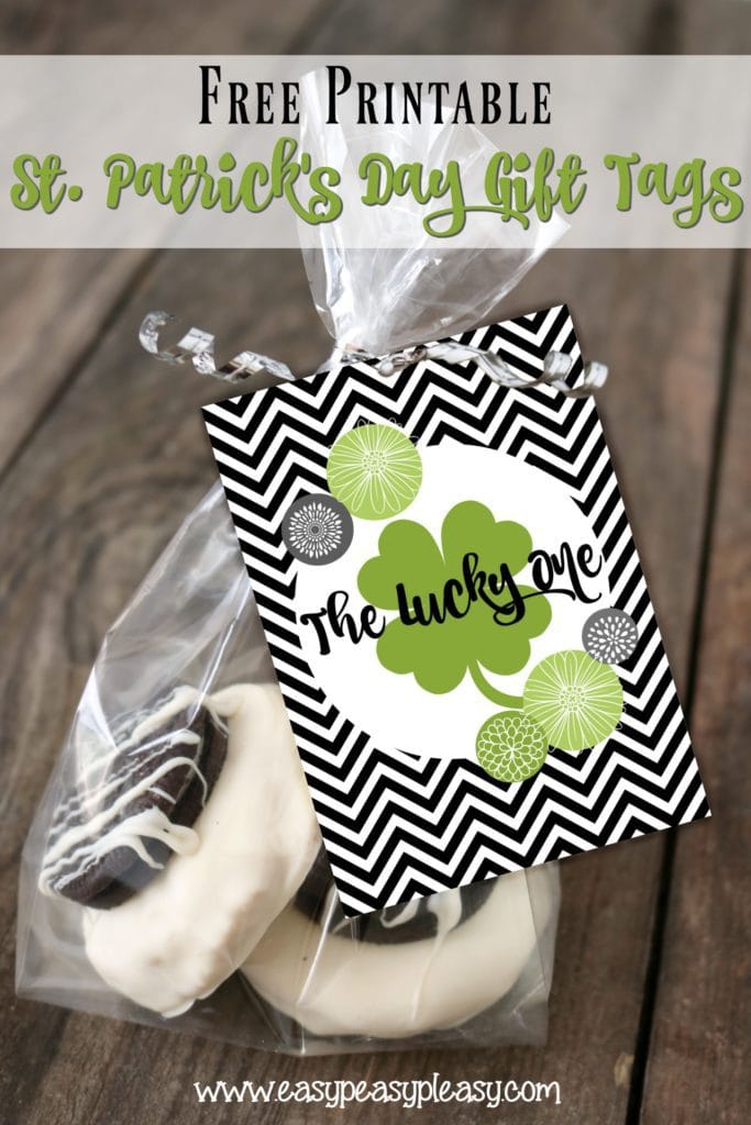 St Patricks Day Free Printable Gift Tags - Easy Peasy Pleasy