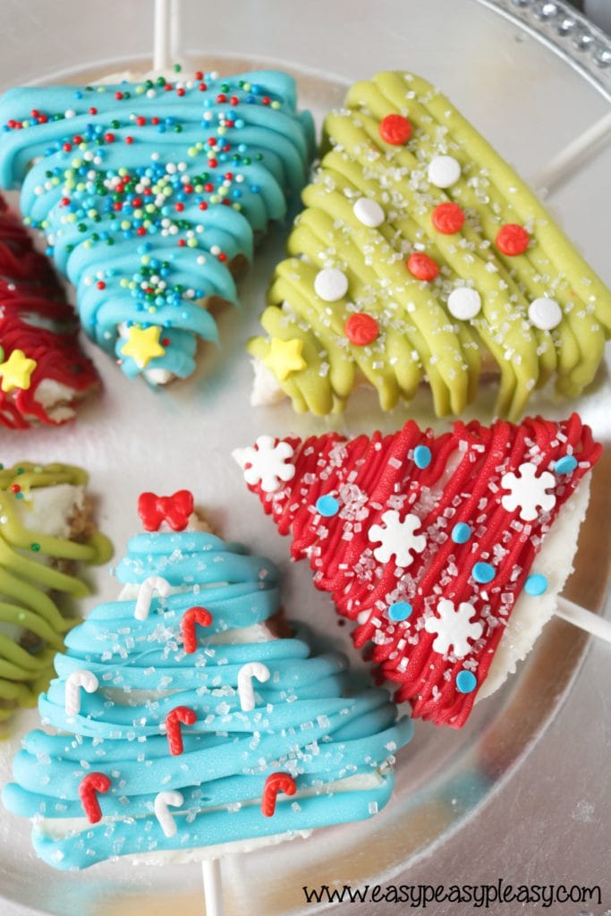 Cheesecake Christmas Trees Bring Holiday Cheer - Easy Peasy Pleasy