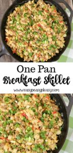 Momma's Satisfying One Pan Breakfast Skillet - Easy Peasy Pleasy